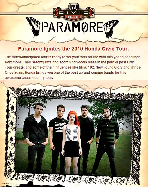 August 6 - Honda Civic Tour
